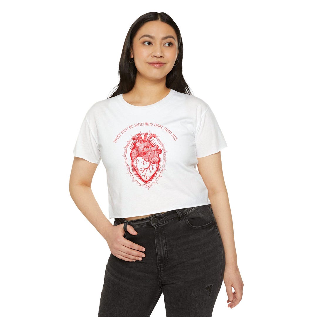 Phish Crop Top: Anatomical Heart, Vibrating Love and Light - Etsy