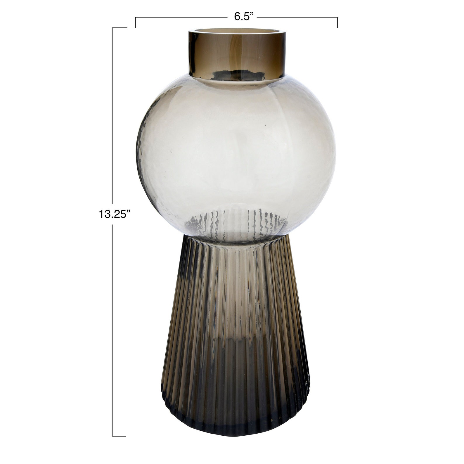 Glass Vase With Pedestal Base - Etsy