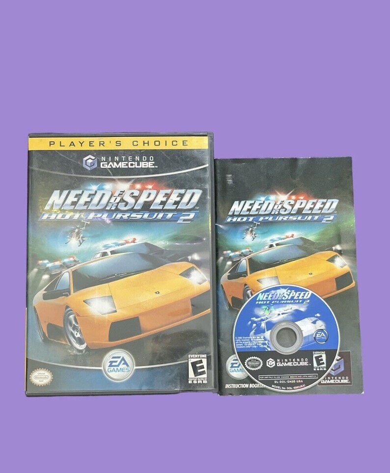 Need for Speed Hot Pursuit 2 Gamecube Nintendo CIB Complete Very Clean ...