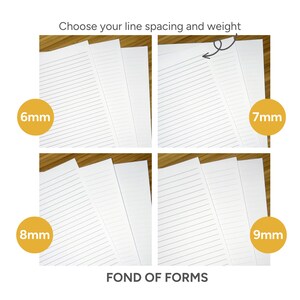 Lined Paper Printable - Letter Discbound - 8.5x11 PDF File Digital ...