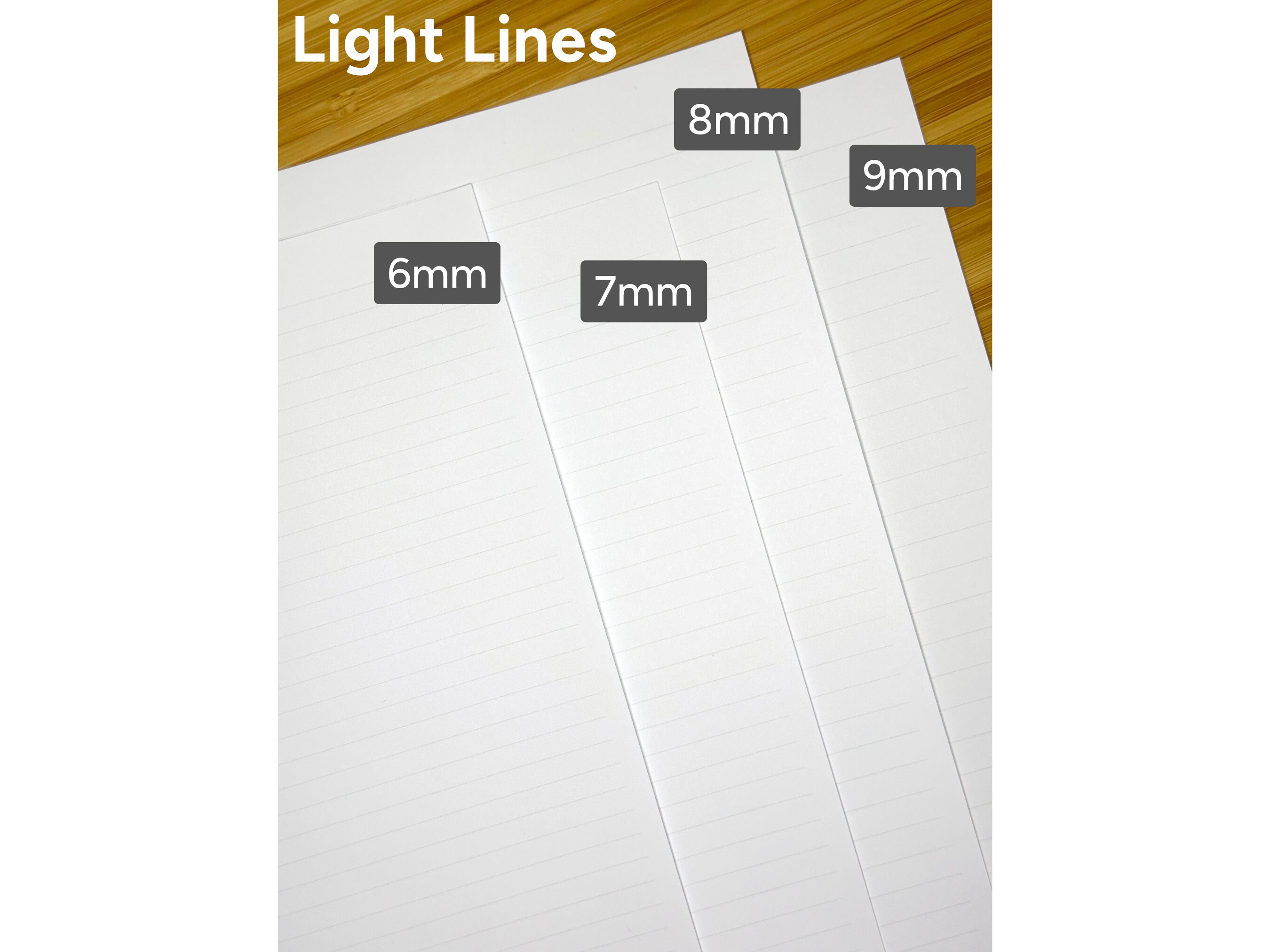 Lined Paper Printable - Letter Discbound - 8.5x11 PDF File Digital ...