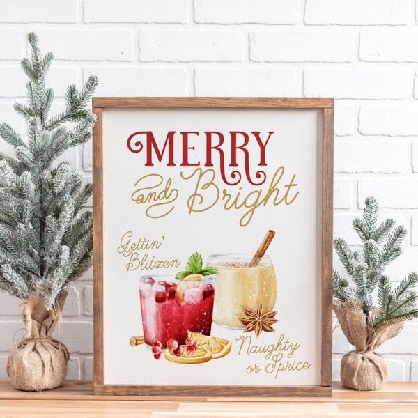 Christmas Cocktail - Etsy