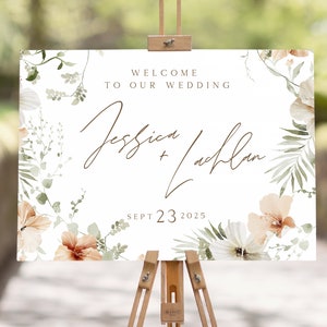 BALI Wedding Welcome Sign Template, Beach Tropical Signs Template ...