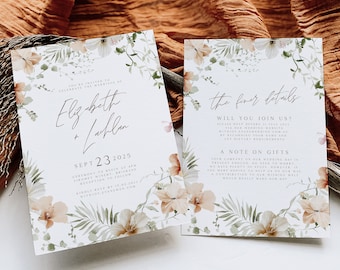 Bali Wedding Invite - Etsy