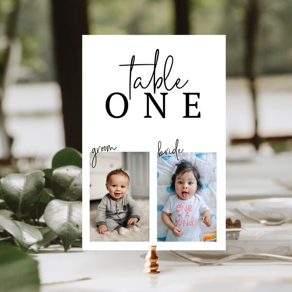 Photo Table Numbers - Etsy