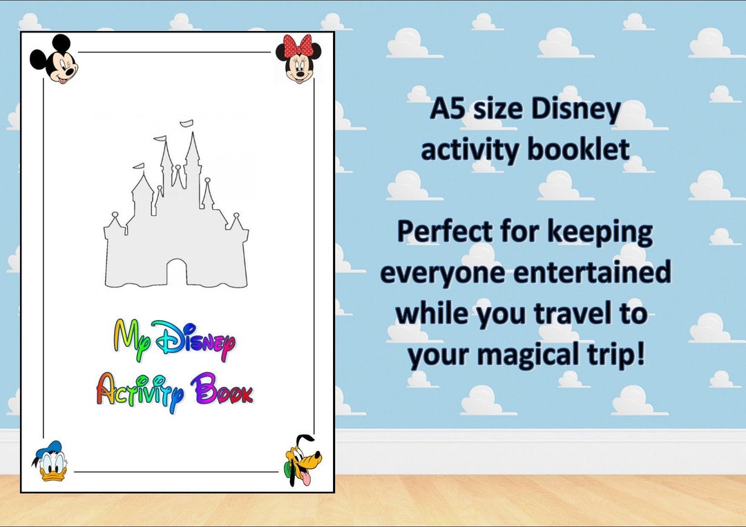 A5 Size Printable Themed Activity Booklet. Perfect for Travelling and ...