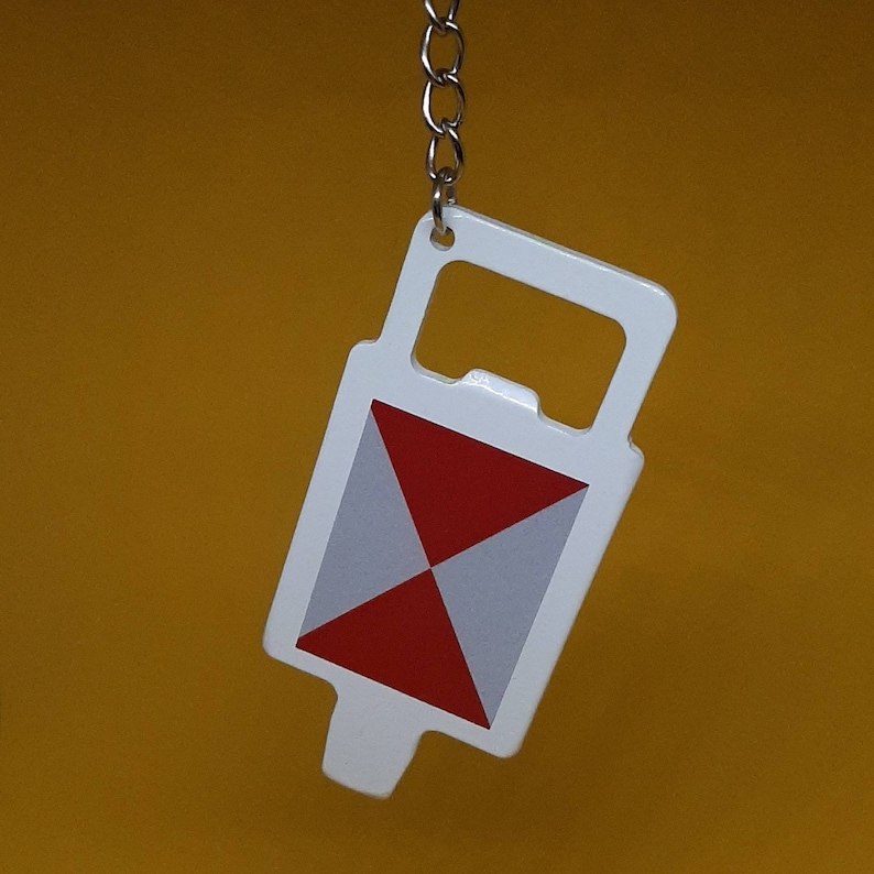 Railway Train Signal Disc Zg2 Keyring Bottle Opener - Etsy