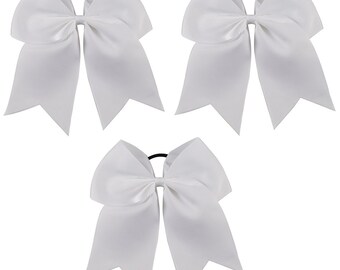 White cheer bow | Etsy
