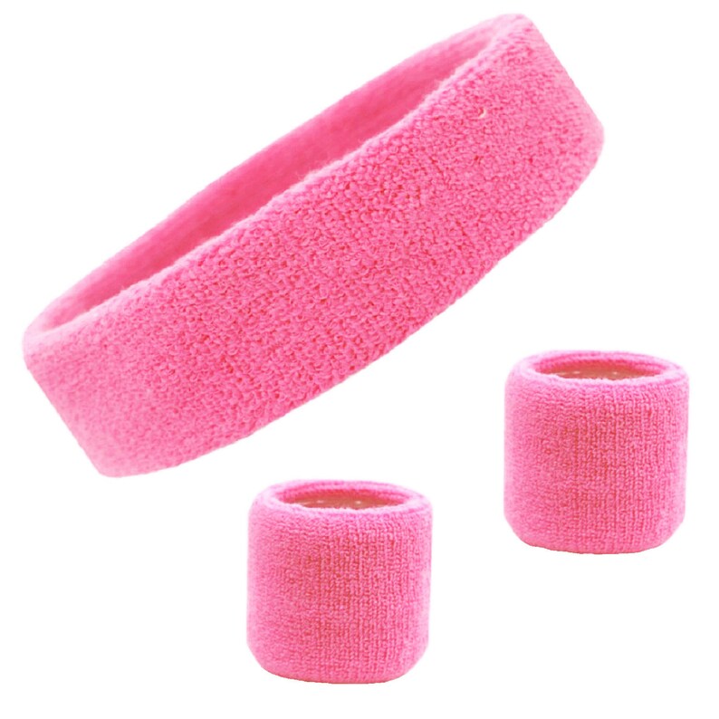 Sweatbands Set 2 Wristbands 1 Sweatband for Women Men - Etsy