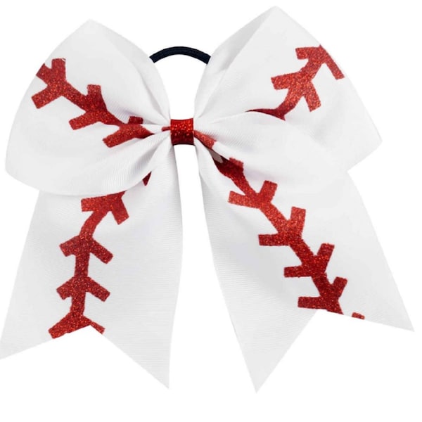 Baseball Bow - Etsy
