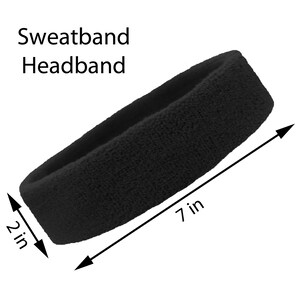 2 Wristbands and 1 Sweat Headbands Sweatband Sets Sweatbands Workout ...