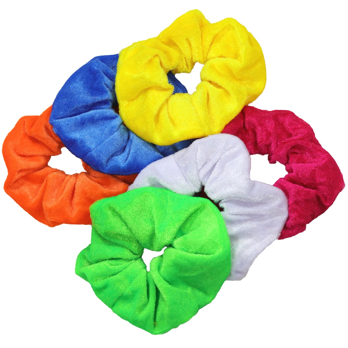 Purple Scrunchies Velvet for Hair Cotton Hair Ties Pack Plain - Etsy