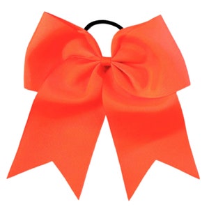 Bulk Cheer Bows - Big Cheer Bow W Ponytail Holder - Cheap Cheer Bows ...