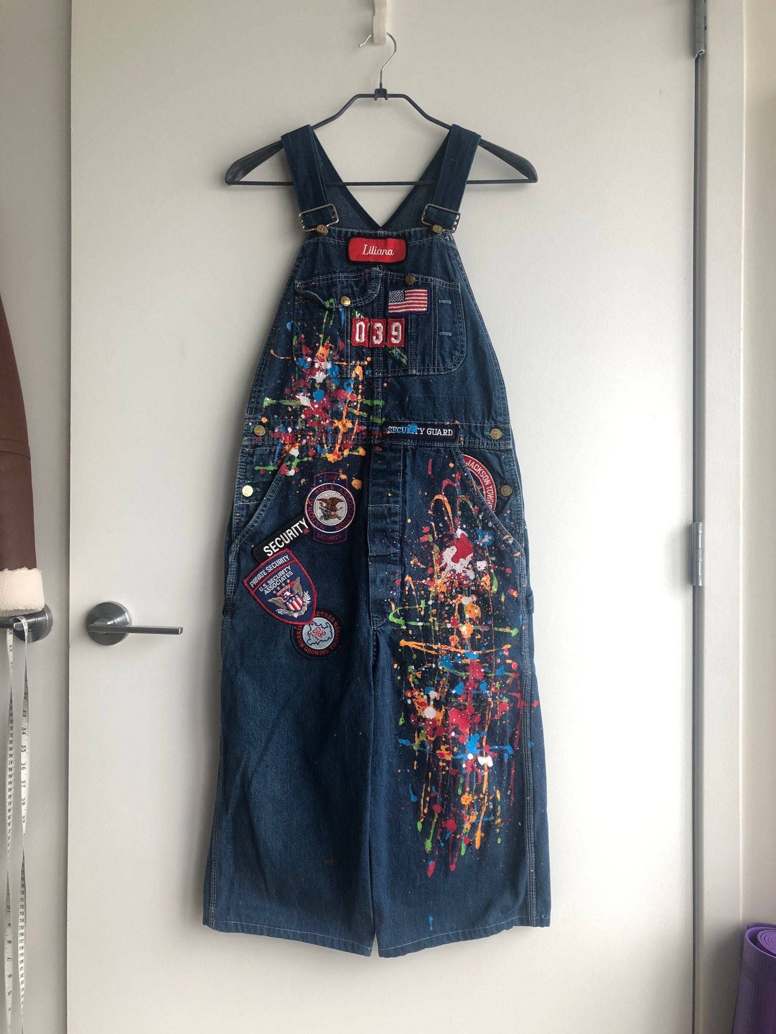 Hand Paint Splatter on Overall One Piece - Etsy