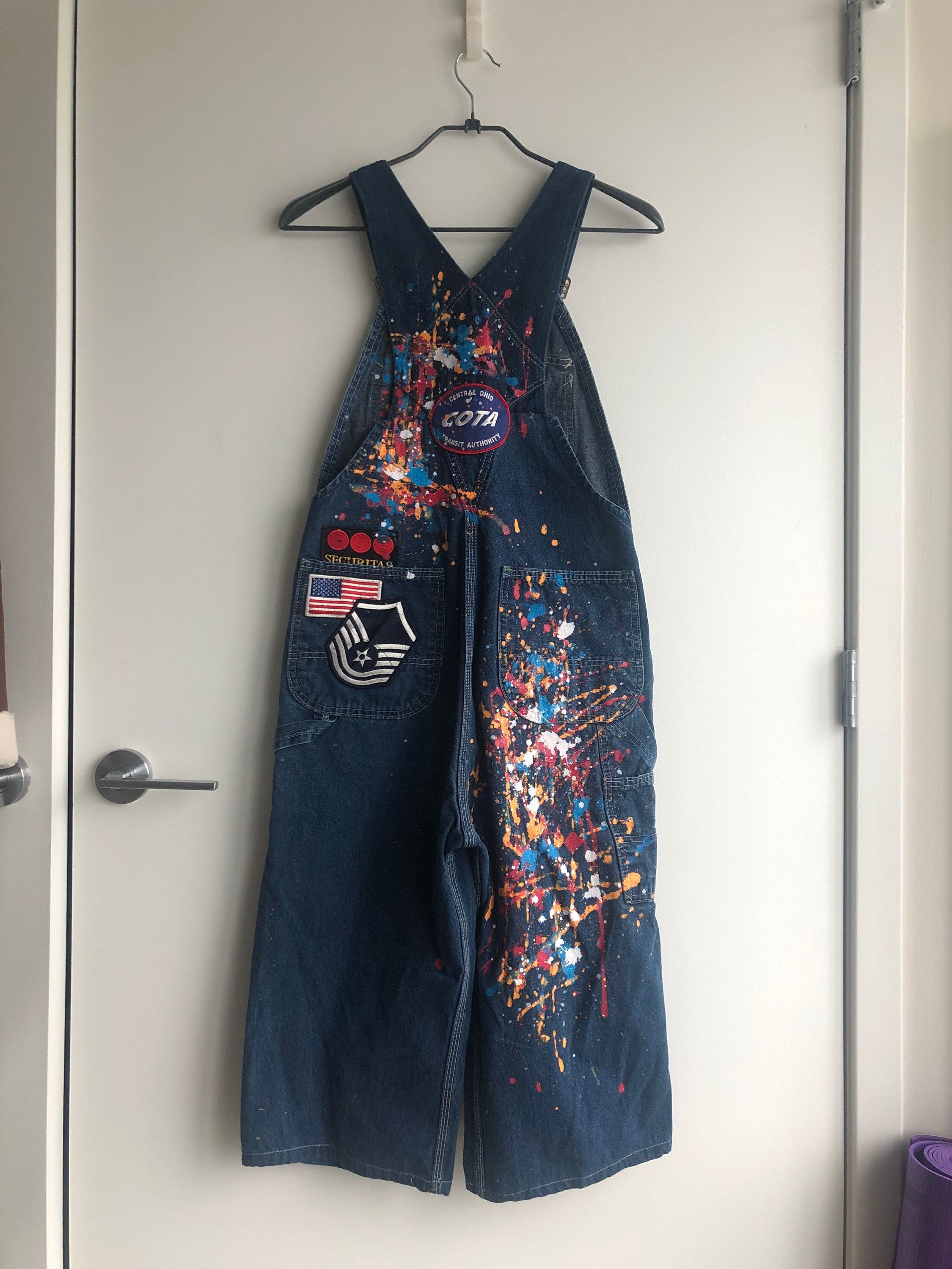Hand Paint Splatter on Overall One Piece - Etsy