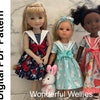 Mix and Match Play Clothes PATTERN for Wellie Wisher Dolls by Wonderful ...