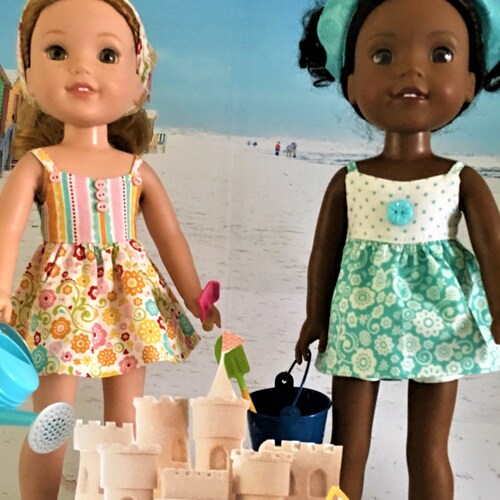 Under the Sea Dress PATTERN for Wellie Wisher Dolls - Etsy