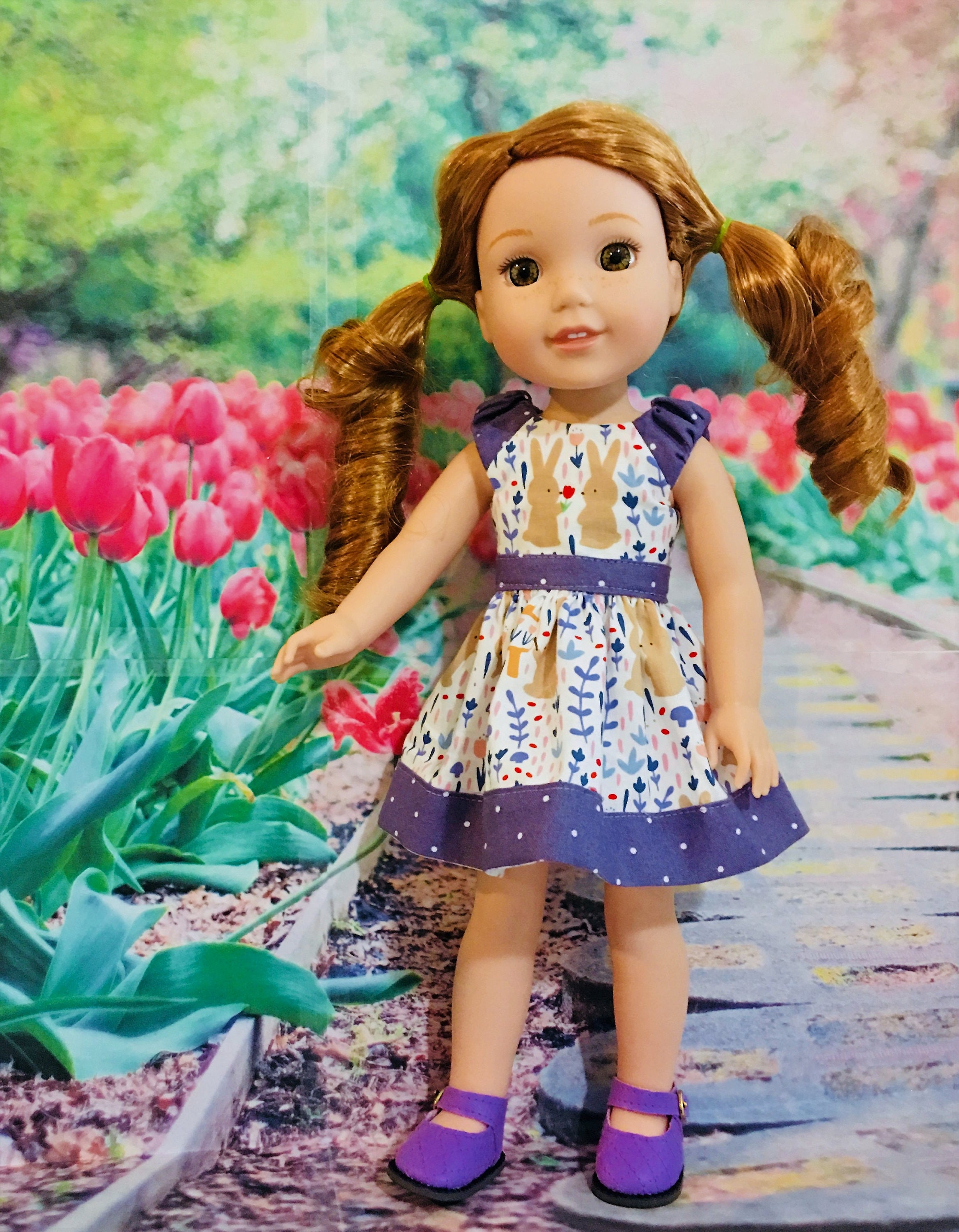 Easter Dress PATTERN for Wellie Wisher Dolls - Etsy