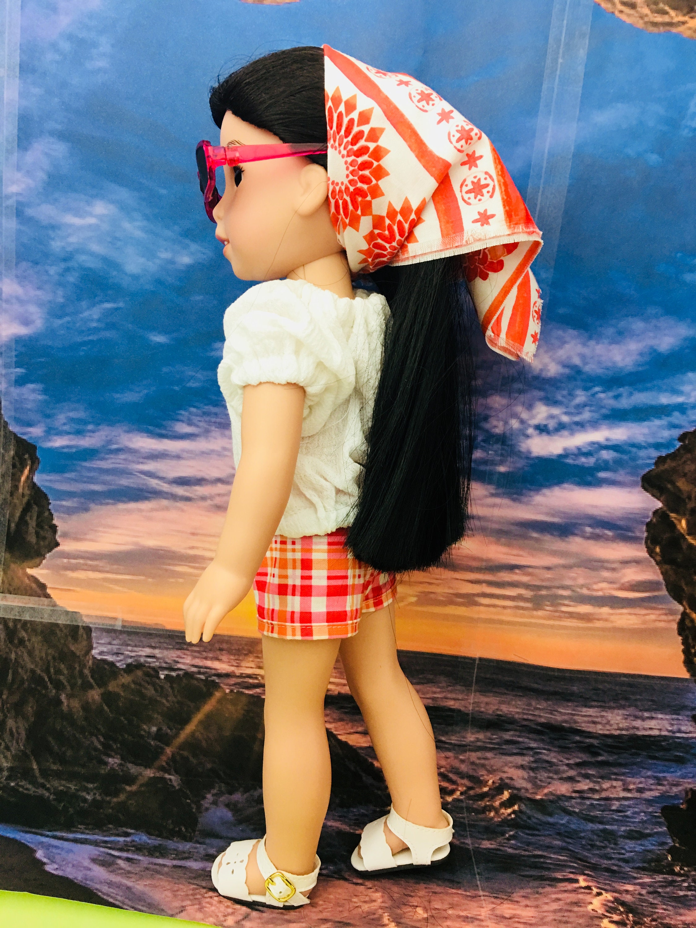 Baja Summer Outfit PATTERN for Wellie Wisher Dolls. - Etsy