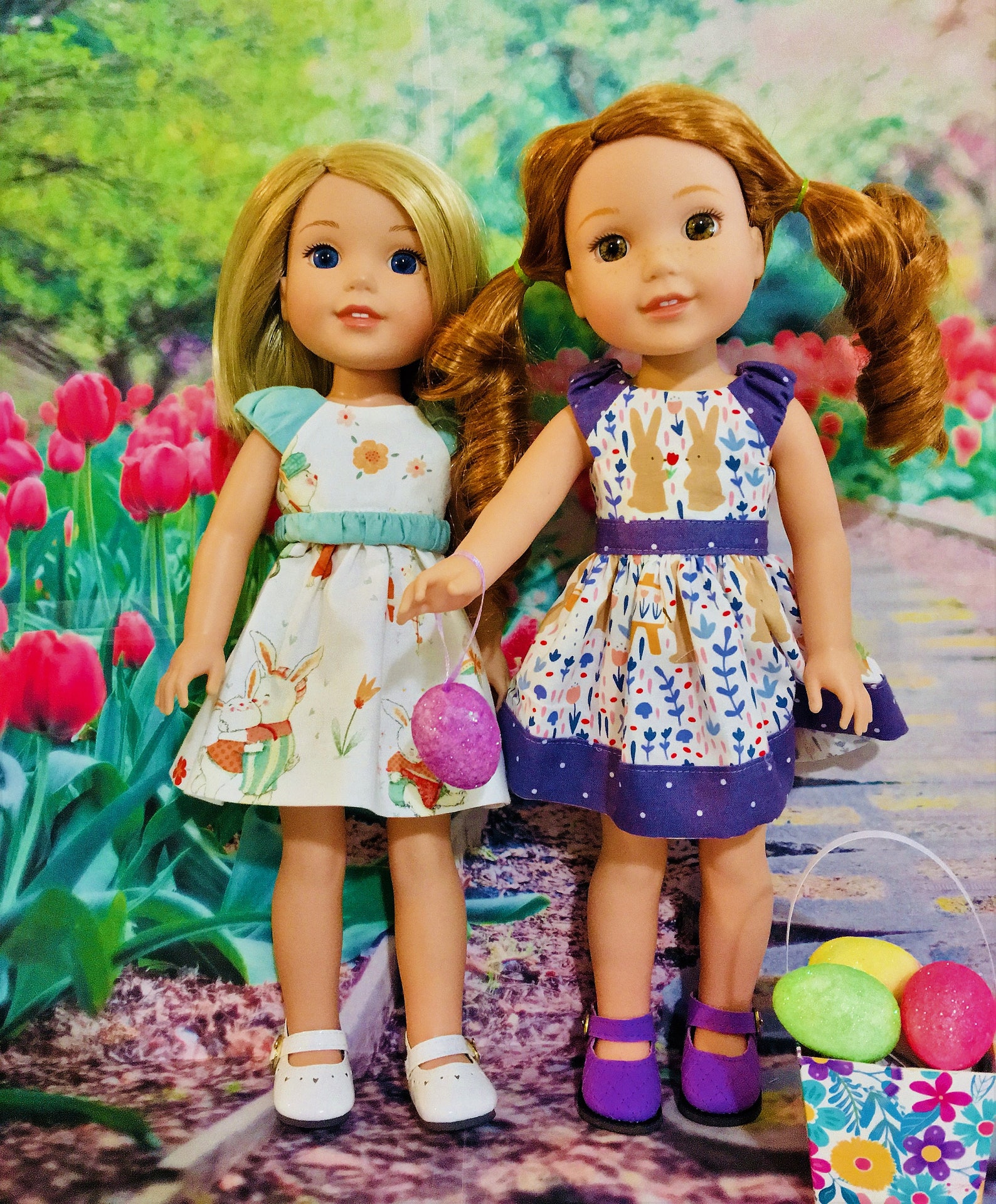 Easter Dress PATTERN for Wellie Wisher Dolls - Etsy