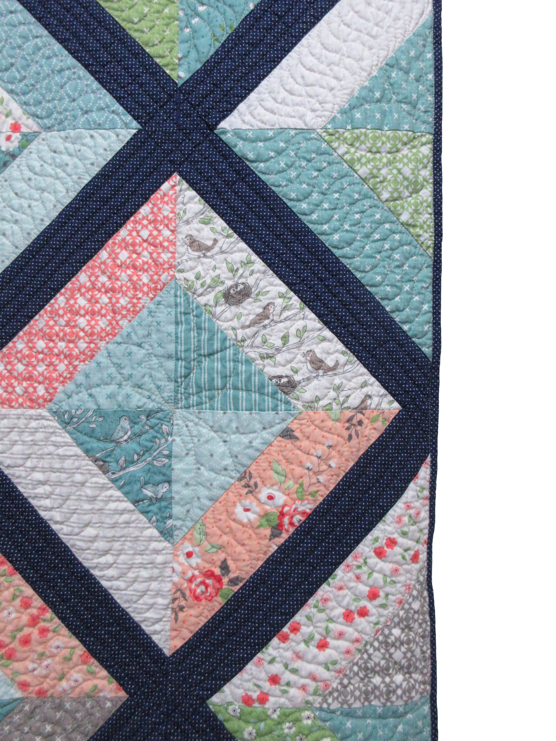 Handmade, Modern, GE Hope Quilt Throw - Etsy