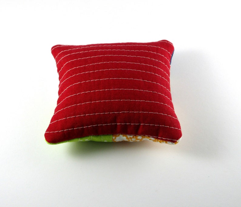 Handmade, Four Patch Pin Cushion With Crushed Walnut Shells - Etsy