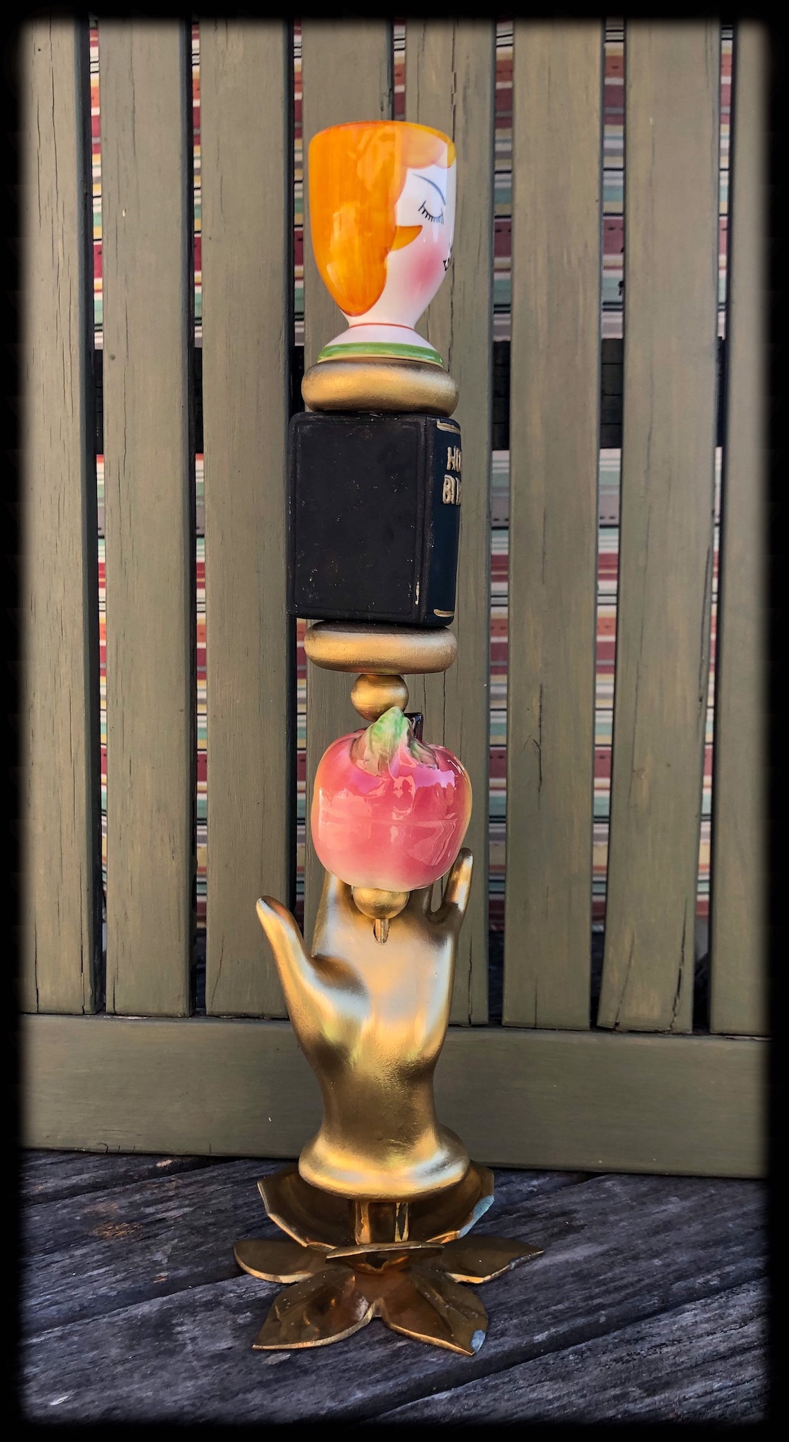 The Eve Problem Candlestick Totem Pole Honoring Our Mother - Etsy