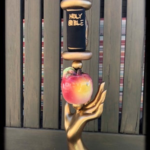 The Eve Problem - Candlestick Totem Pole Honoring Our Mother, Eve. - Etsy