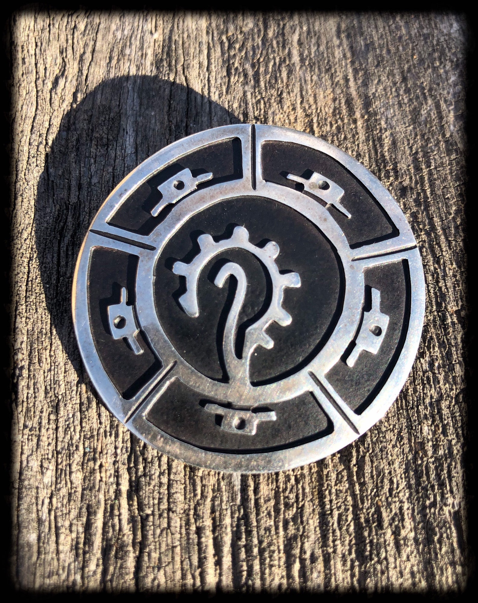 Vintage Sterling Silver Mexican Brooch/pendant Aztec Snail Themed - One ...