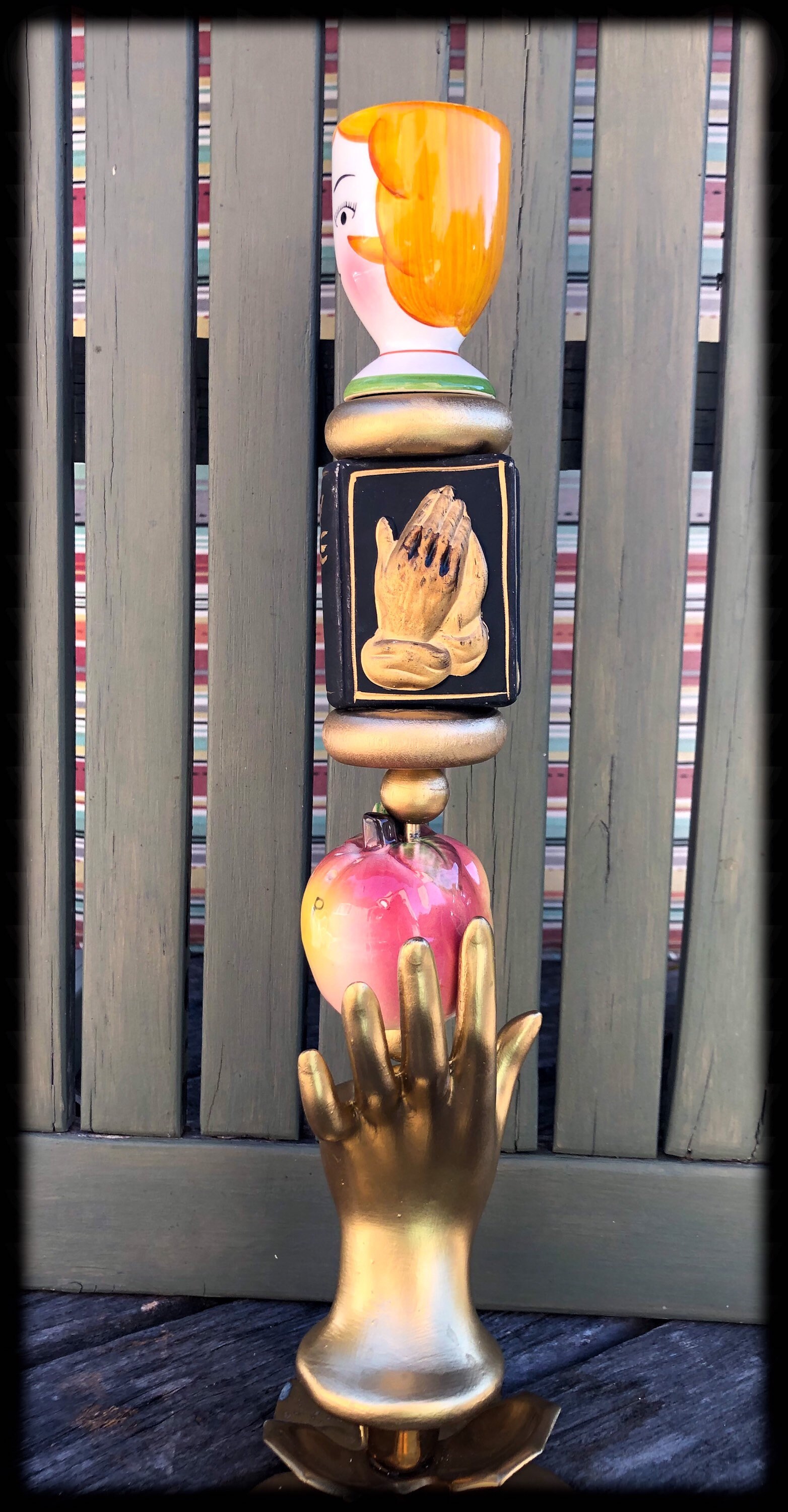 The Eve Problem Candlestick Totem Pole Honoring Our Mother - Etsy