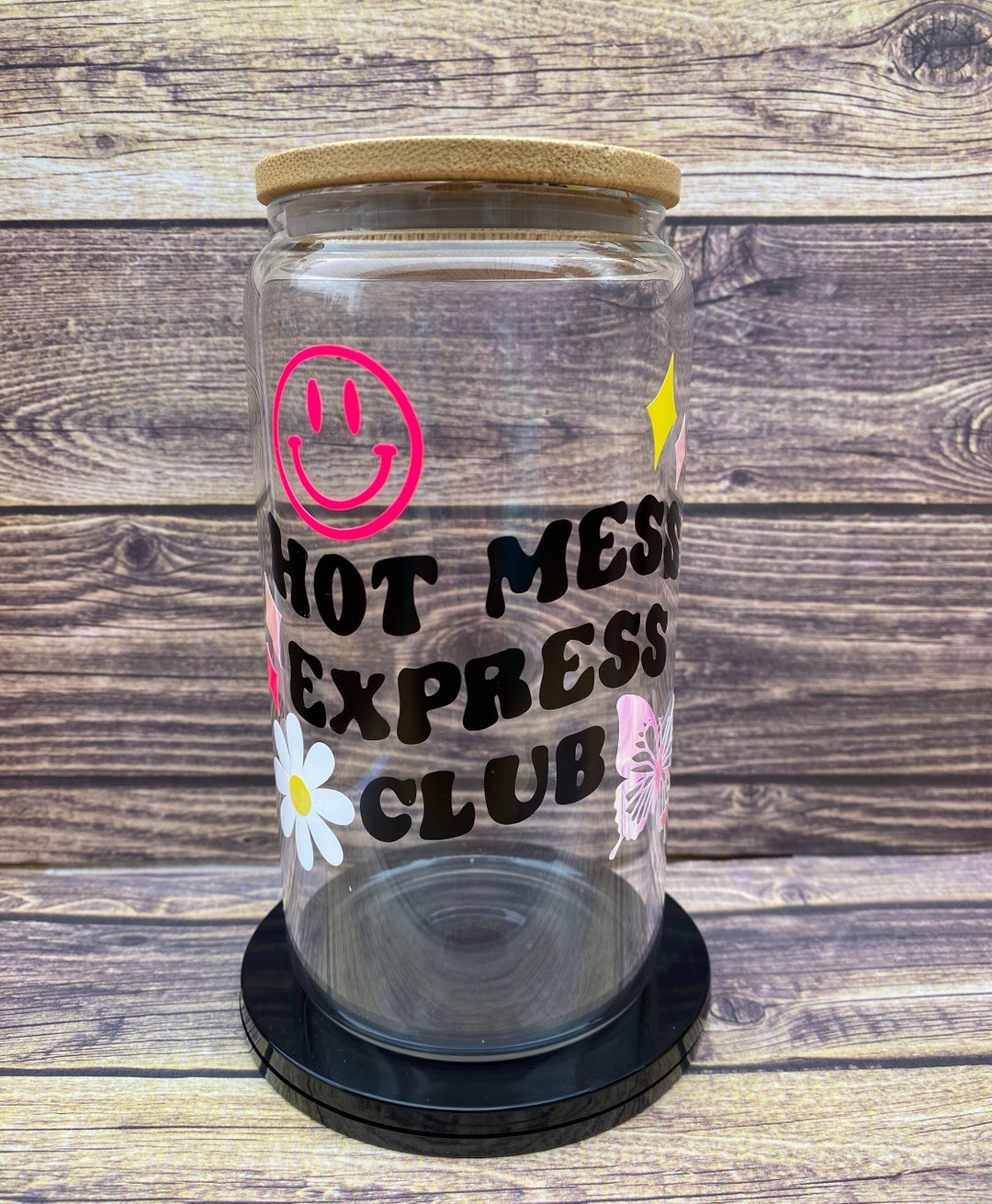 Hot Mess Express | Iced Coffee Cup | Beer Can Glass | Iced Drink Glass ...