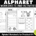 Alphabet Worksheets and Activities for Preschool, Kindergarten and up ...