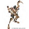 Handcrafted Wooden Articulated Action Figure With Porcelain Skull - Etsy
