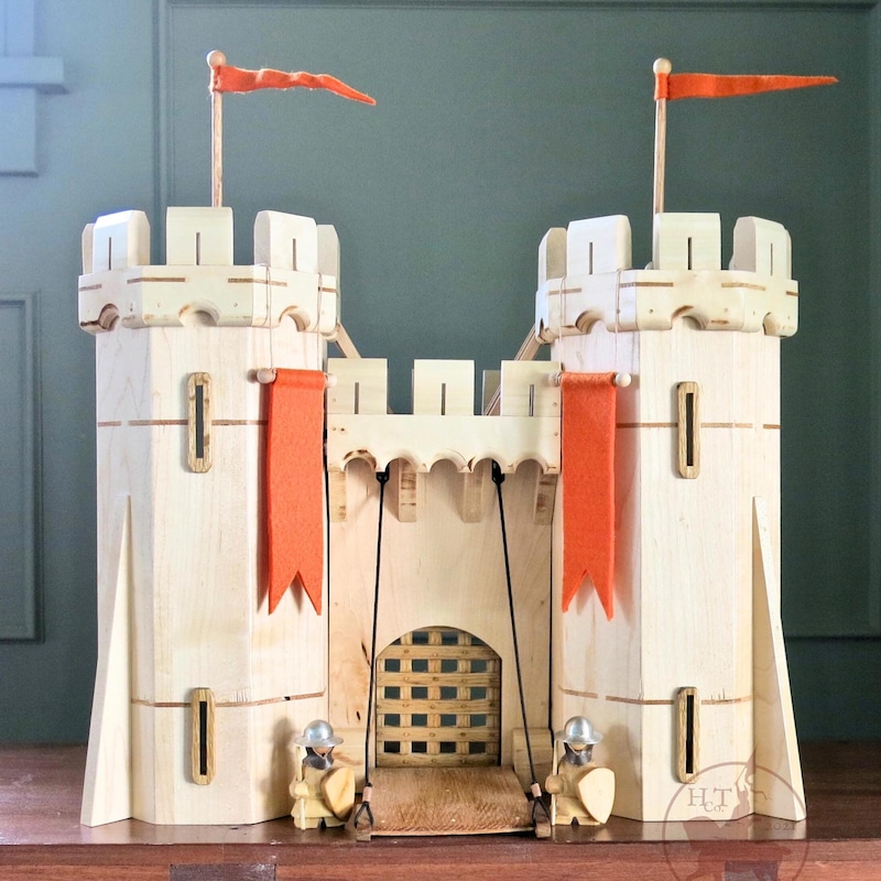 Wooden Castle - Etsy