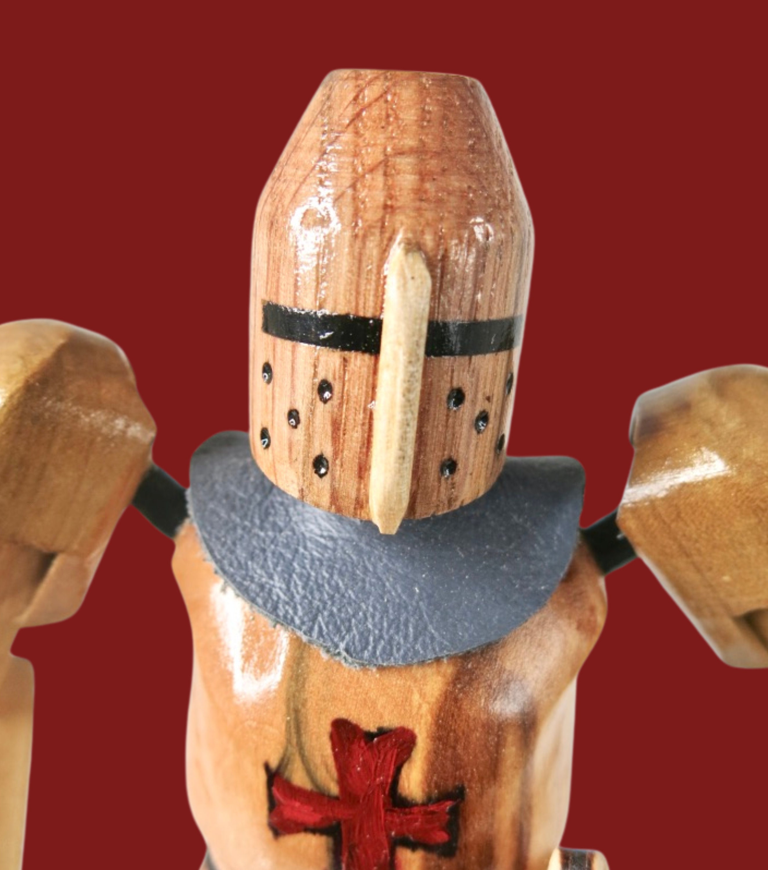 Wooden Medieval Knight Action Figure, Handmade Toy, Eco-friendly Gifts ...
