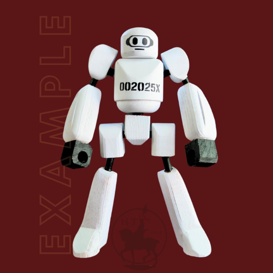 Unfinished Wooden Robot Toy Kit – DIY Action Figure Craft Project ...