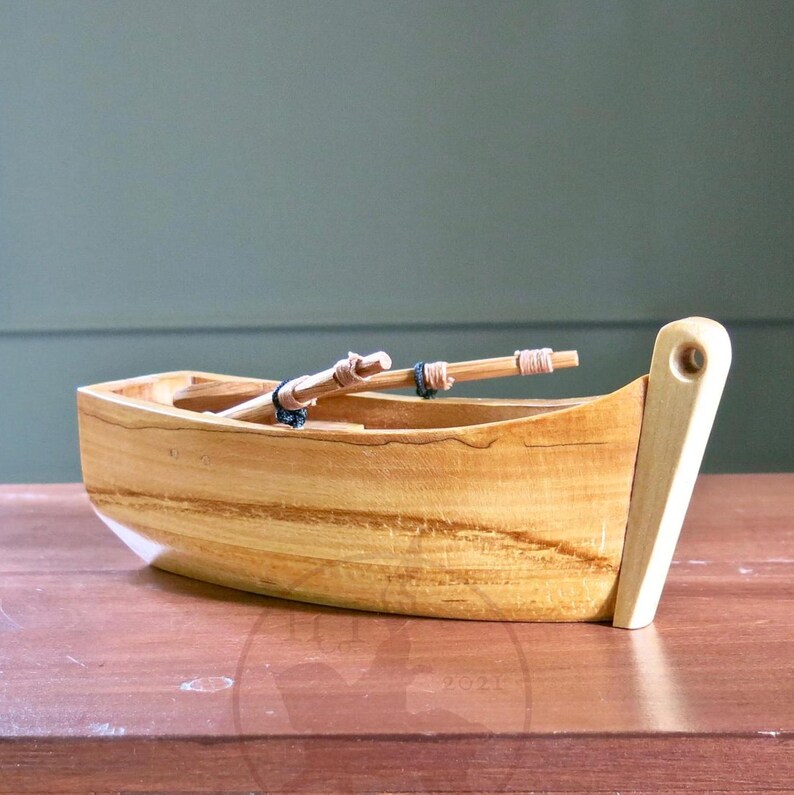 Wooden Toy Boat, Toy Row Boat, Handcrafted Wooden Boat - Etsy