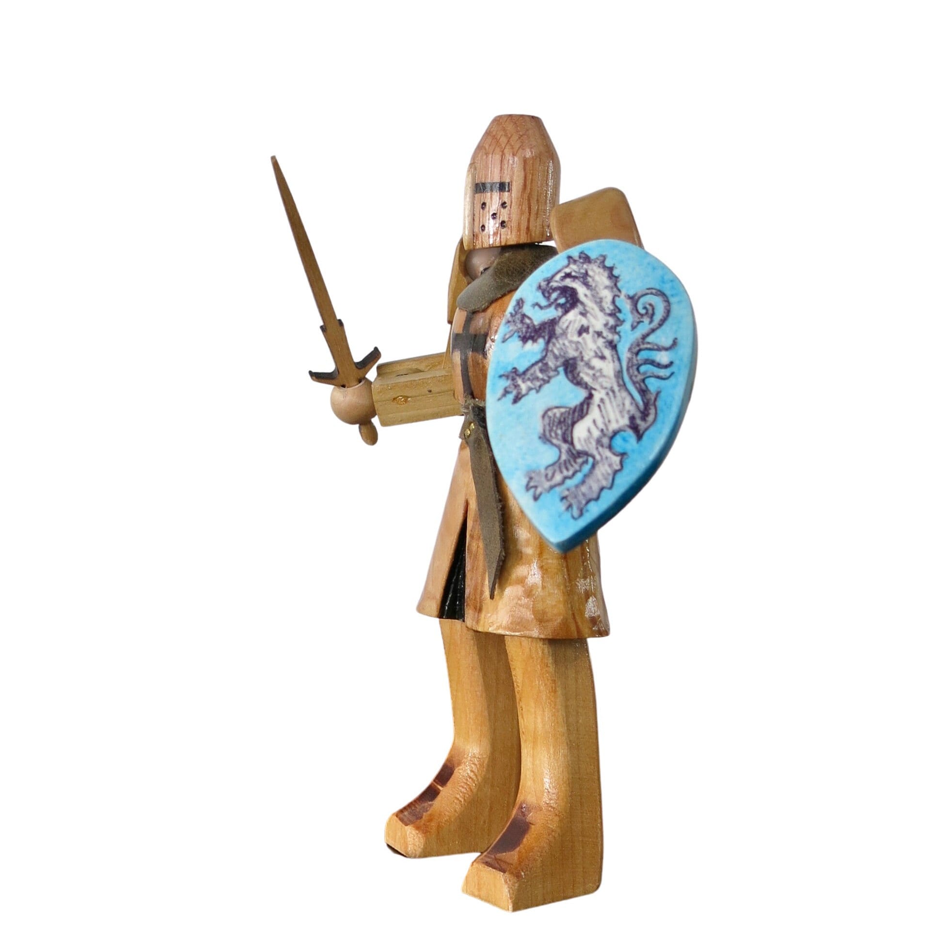 Wooden Medieval Knight Action Figure, Handmade Toy, Eco-friendly Gifts ...