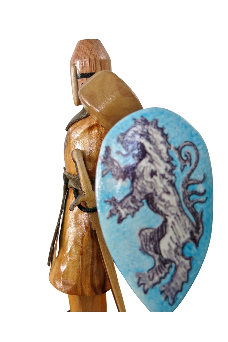 Wooden Medieval Knight Action Figure Handmade Toy - Etsy