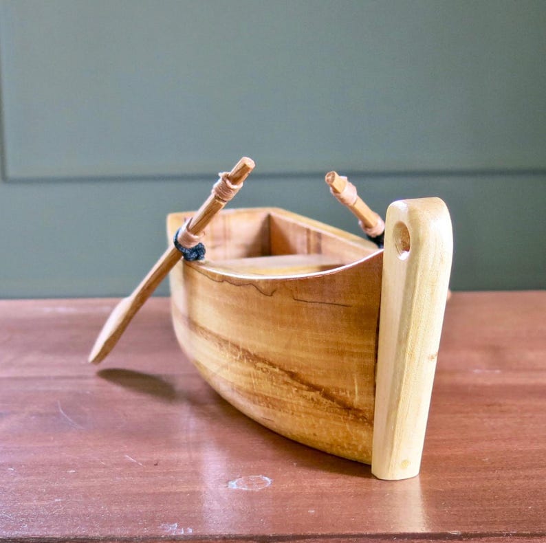 Wooden Toy Boat, Toy Row Boat, Handcrafted Wooden Boat - Etsy