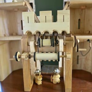 Wooden Castle, Handmade Wooden Castle Gatehouse, Medieval Castle by ...