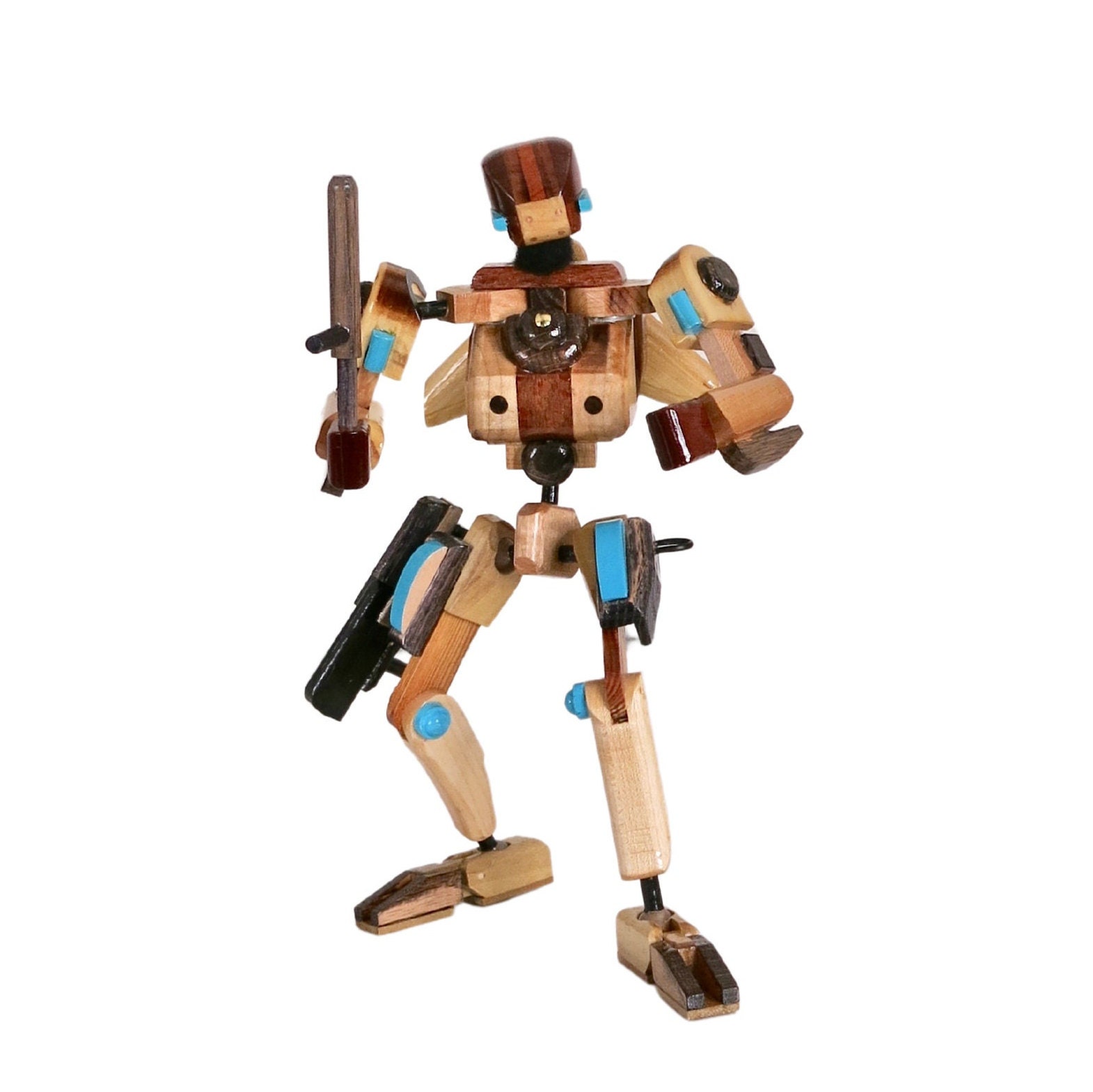 Action Figure | Space Cop | Removable Jet Pack | Handcrafted Toy - Etsy
