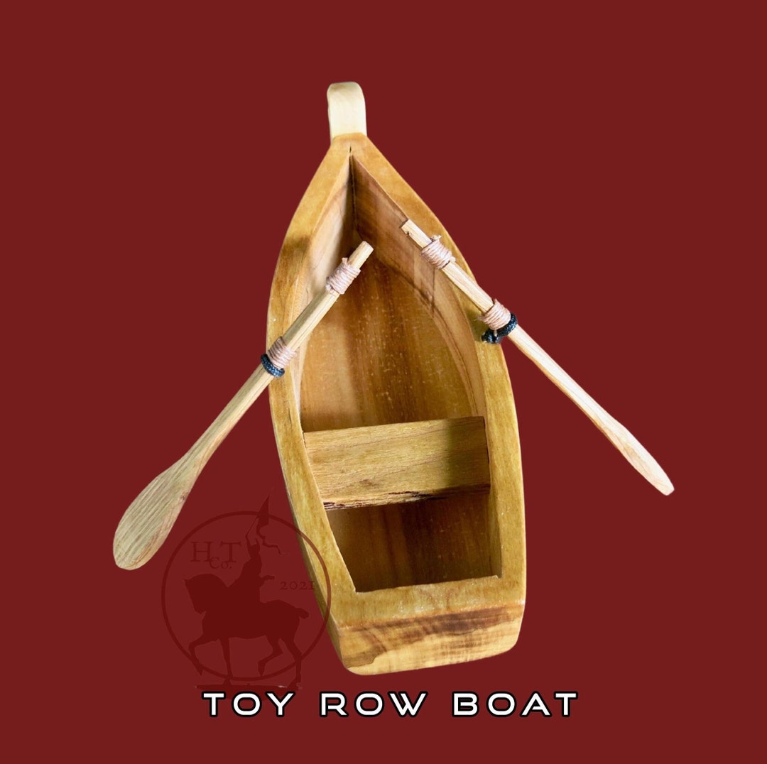 Wooden Toy Boat, Toy Row Boat, Handcrafted Wooden Boat - Etsy