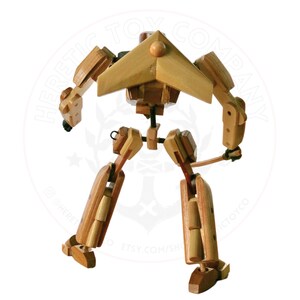 Action Figure | Robot Samurai | Removable Jet Pack | Handcrafted Toy - Etsy