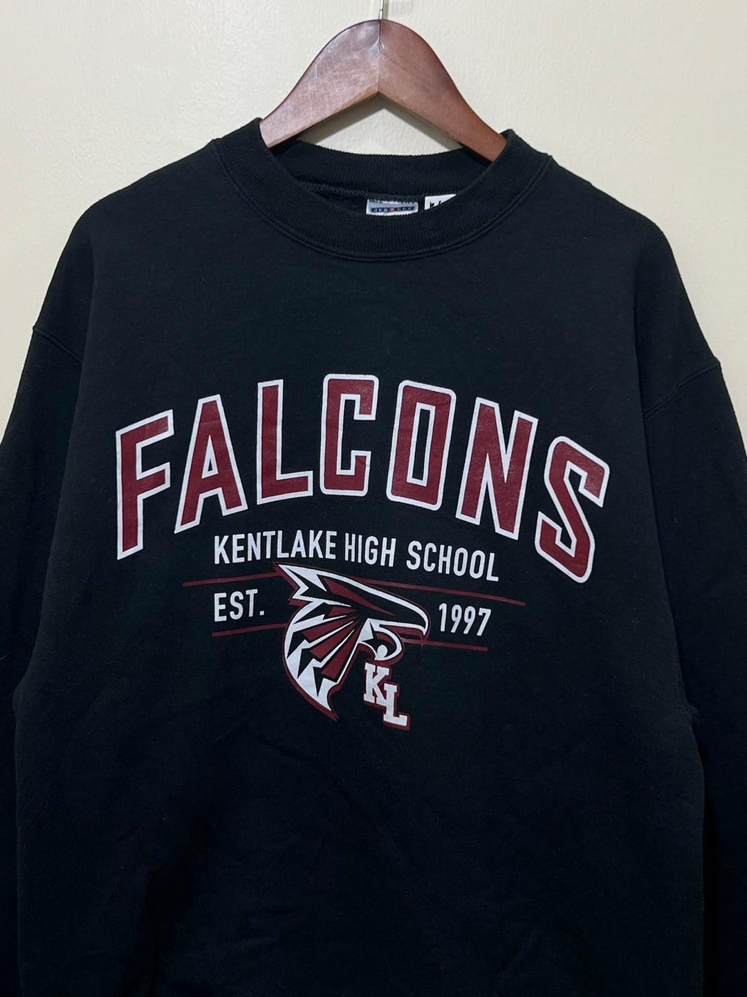 Vintage Falcons Kentlake High School Sweater Size S Sw01 - Etsy
