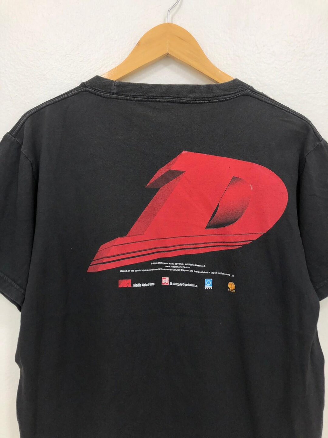 Vintage 00's Initial D Shirt Promo Media Asia Films BN - Etsy