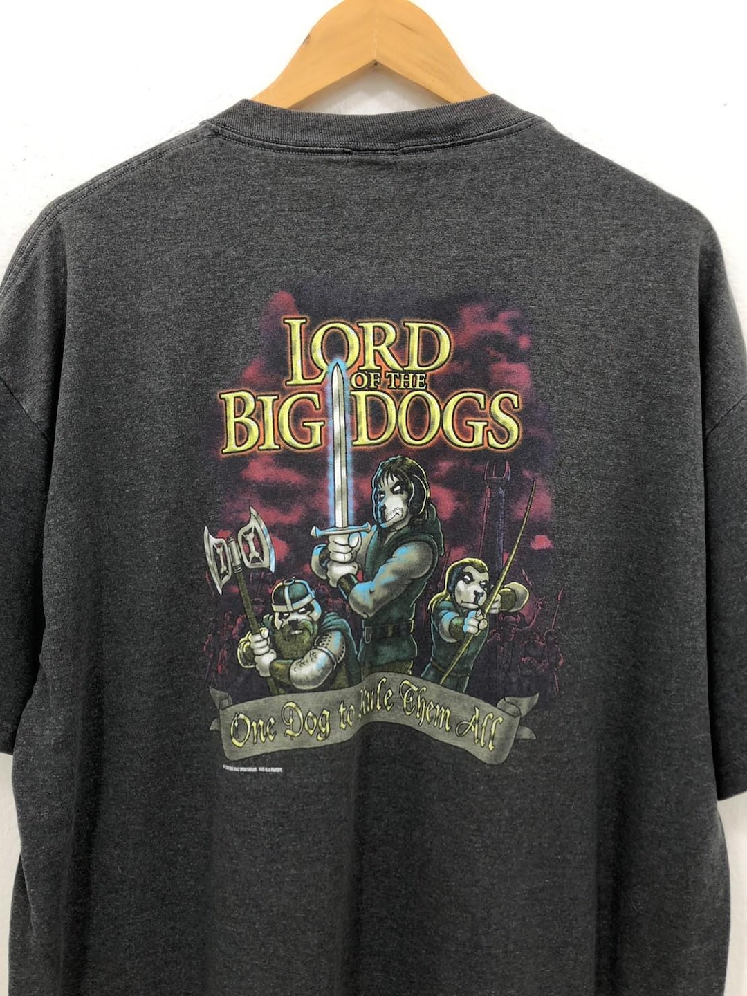 Vintage 2002's Big Dog Shirt Load of the Big Dog Shirt Wts01 - Etsy