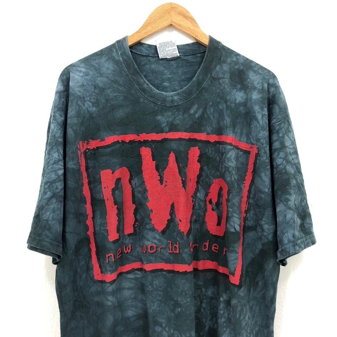 Vintage 98's New World Order Shirt Liquid Blue Tie Dye - Etsy