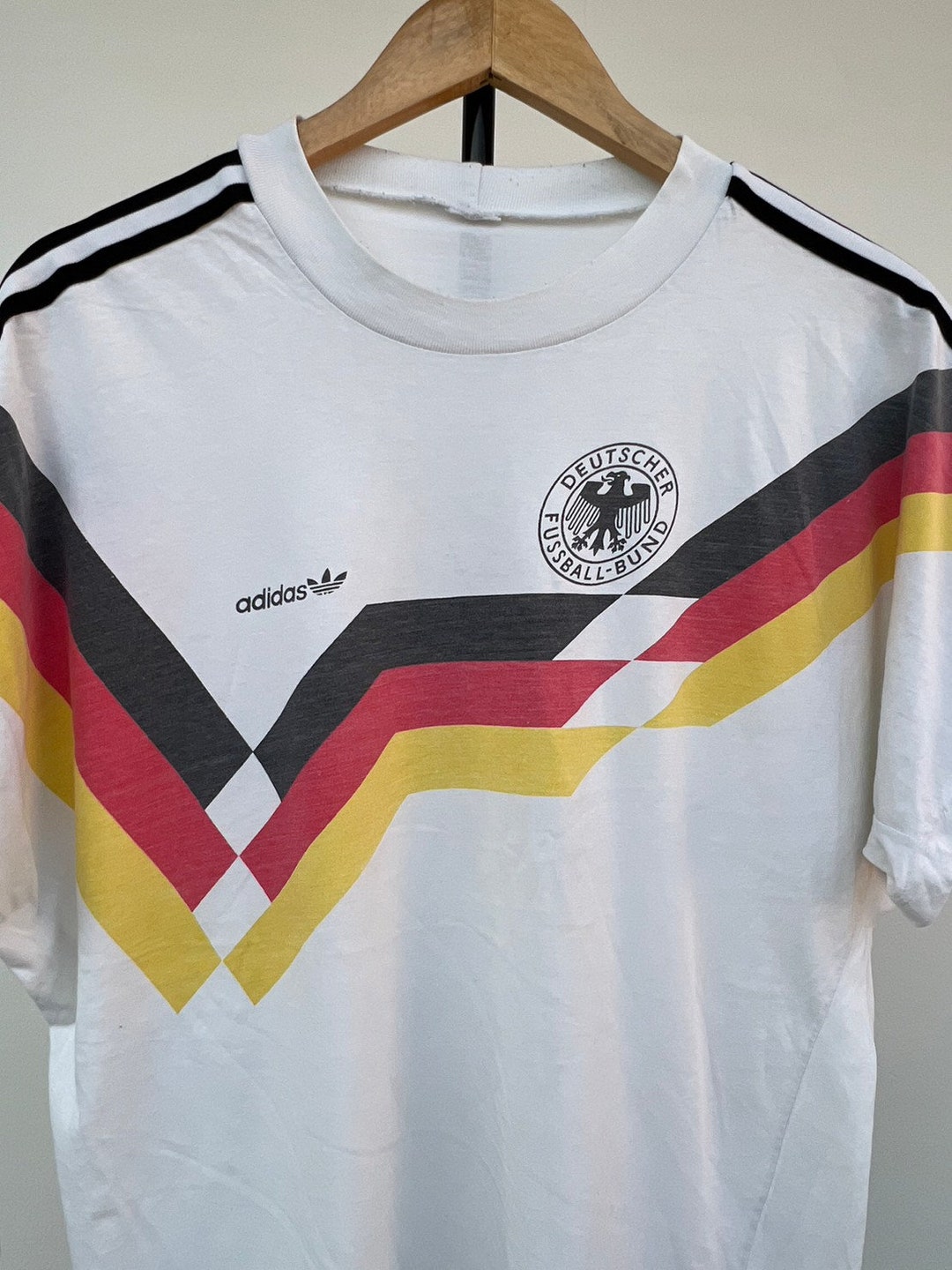 Vintage 1988's-90's Adidas GERMANY Football Shirt - Etsy