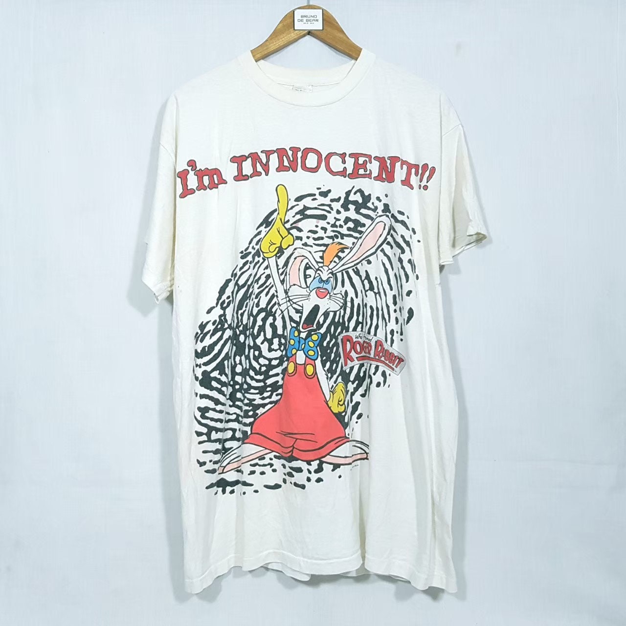 Vintage 1987's Roger Rabbit Shirt I'm Innocent - Etsy